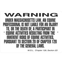 Equine Liability Signs