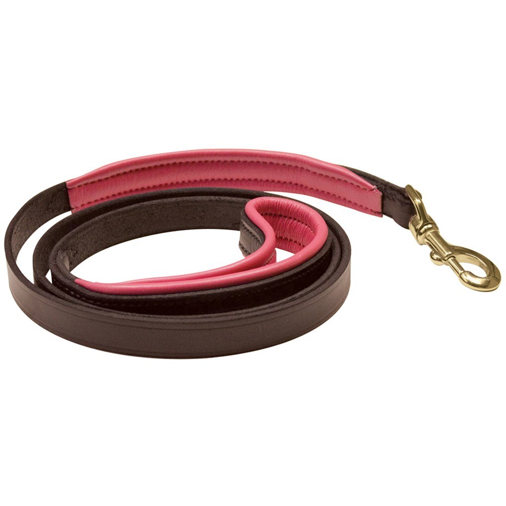 SmartPak Soft Padded Leather Dog Leash