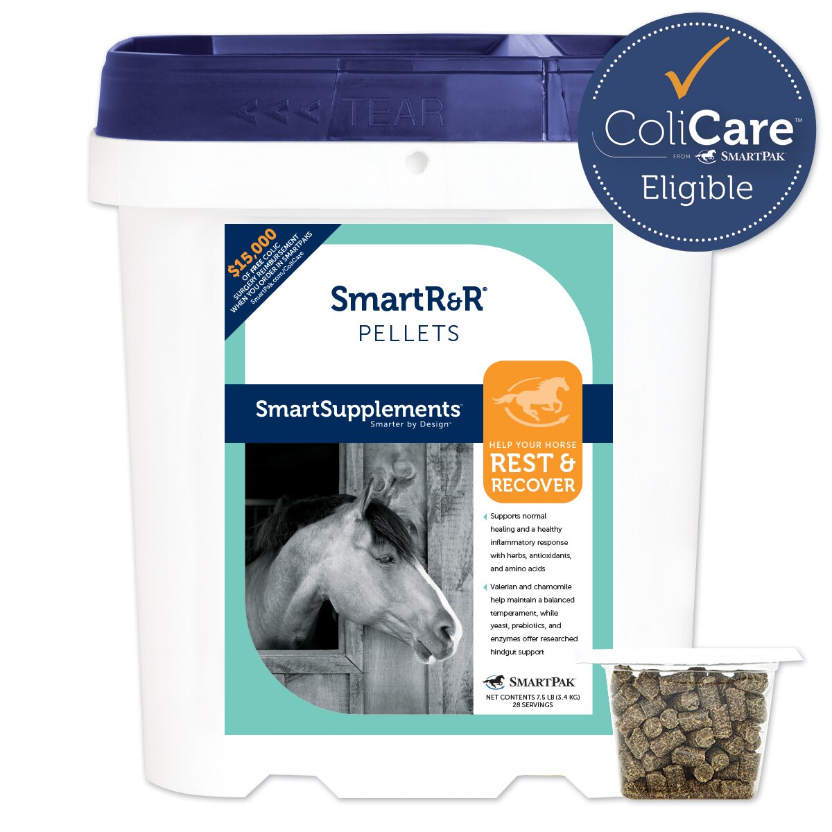 Goat Minerals SmartCalm Ultra Pellets (SmartPak) - Equine Nutrition ...