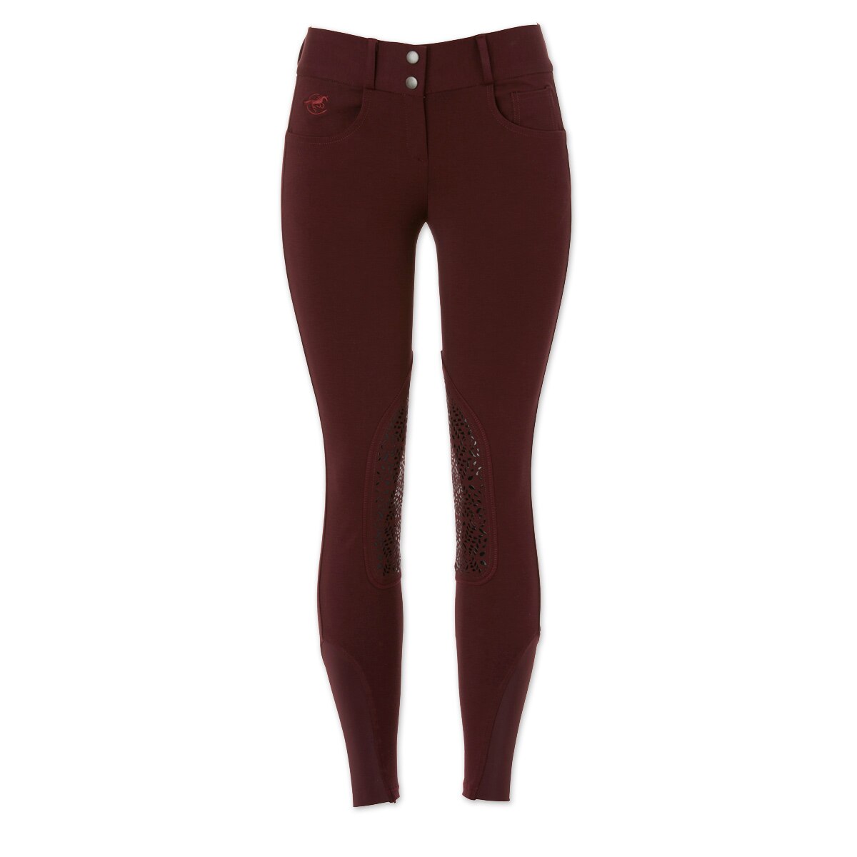 Piper Knit Breeches by SmartPak - Low Rise Knee Patch