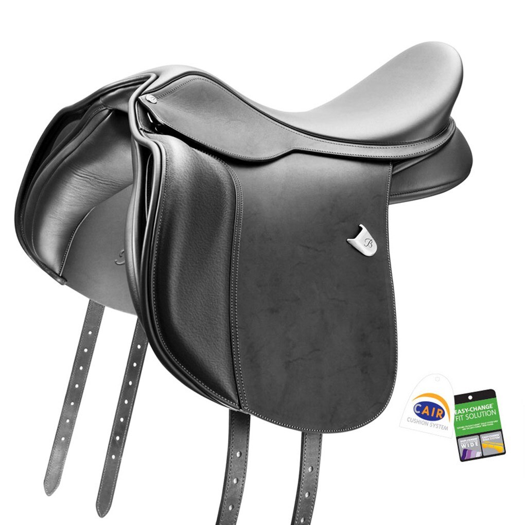 Bates Wide All Purpose Heritage Leather Saddle w/CAIR