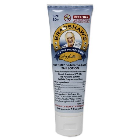 BradShaw's Anytime No-Bite/ No-Burn 2-In-1 Sunscreen Lotion