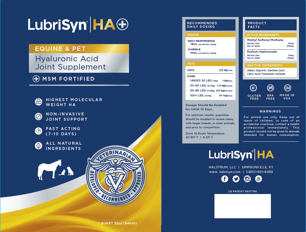 Lubrisynha For Show Cattle Lubrisyn Livestock Plus Joint Supplement ...